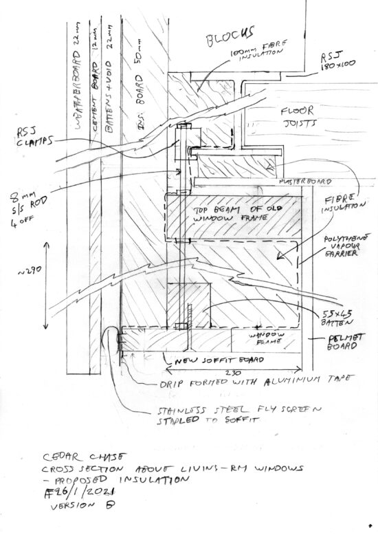 Drawings for Weatherboard Replacement – Cedar Chase